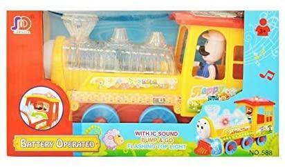 BUMP & GO Train with flashing Lights - Crystal Zone