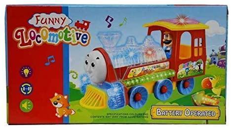 BUMP & GO Train with flashing Lights - Crystal Zone
